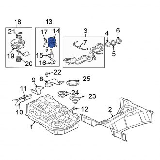 Mitsubishi Galant OEM Fuel System Parts | Pumps, Lines — CARiD.com