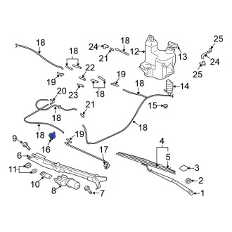 Mitsubishi Lancer Washer Nozzles & Parts — CARID.com