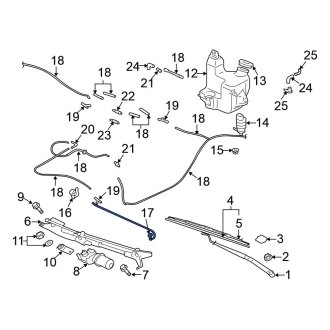 Mitsubishi Lancer Washer Nozzles & Parts — CARID.com