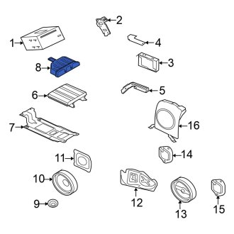 Mitsubishi Evolution Interior Brackets & Hardware — CARiD.com