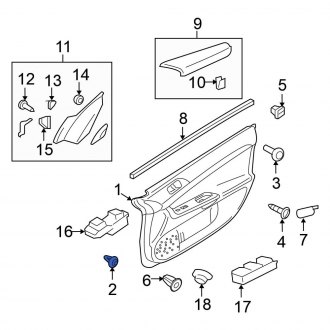 Mitsubishi Mirage G4 Replacement Grilles | Moldings, Brackets - CARiD.com