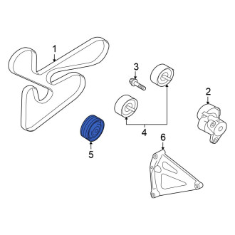 Mitsubishi Evolution Replacement Engine Pulleys — CARiD.com
