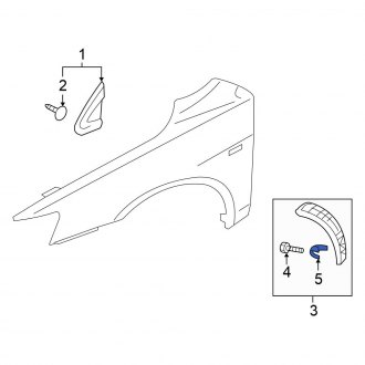 Mitsubishi Evolution Fender Support Braces & Hardware — CARiD.com