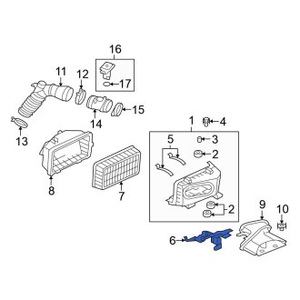 Mitsubishi Evolution OEM Air Intake Parts | Filters, Manifolds — CARiD.com