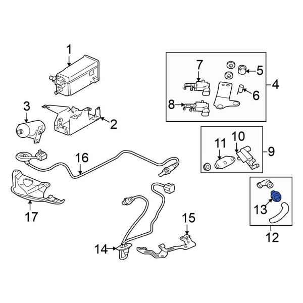 Mitsubishi OE 1035A422 - PCV Valve
