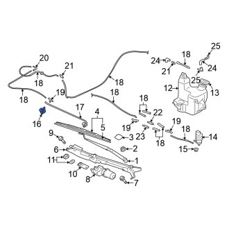 Mitsubishi Lancer Washer Nozzles & Parts — CARID.com