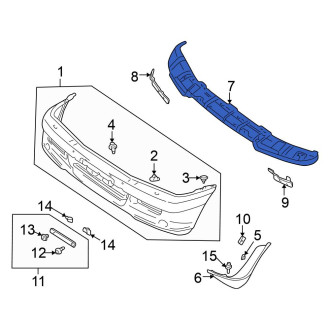 Mitsubishi Montero OEM Bumpers | Genuine Front & Rear Bumpers — CARiD.com