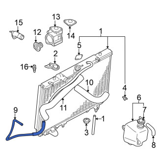 Mitsubishi Montero Coolant Overflow Tanks — CARiD.com