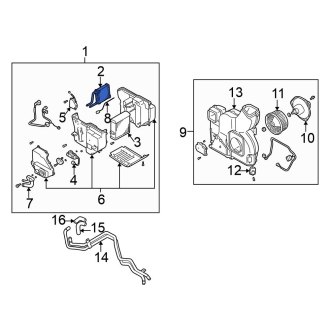 Mitsubishi Montero HVAC Heater Cores | Seals, Clamps, Boxes — CARiD.com