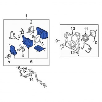 Mitsubishi Montero HVAC Heater Cores | Seals, Clamps, Boxes — CARiD.com