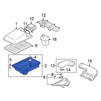 Mitsubishi Montero Air Filter Housing Boxes & Parts — CARiD.com