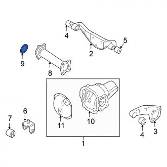 Mitsubishi Montero Sport OEM Driveline & Axle Parts - Hubs, CV-Joints ...