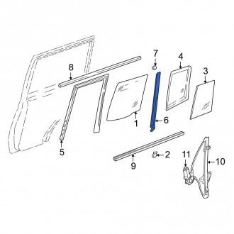 Mitsubishi Replacement Car Window Frames — CARID.com