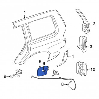 Mitsubishi Montero Fuel Doors & Parts — CARiD.com
