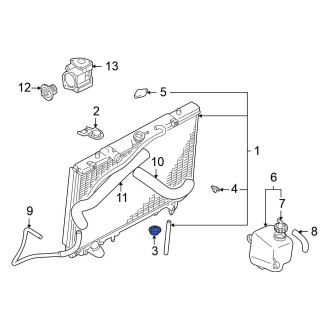 Mitsubishi OE™ Replacement Engine Cooling Parts - CARiD.com