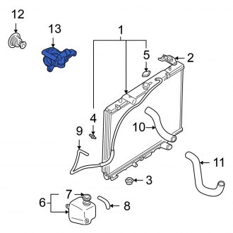 Mitsubishi Montero Sport OEM Engine Cooling Parts | Radiators, Fans ...