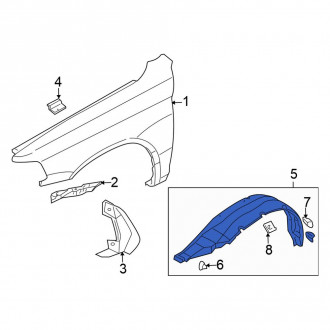 Mitsubishi Montero Sport OEM Fenders | Factory Front & Rear Fenders ...