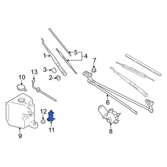 Mitsubishi Eclipse Windshield Washer Pumps — CARID.com