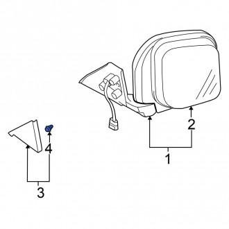 Mitsubishi Montero Sport Replacement Hood Hardware — CARiD.com