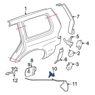 Mitsubishi Montero Sport Replacement Quarter Panels - CARiD.com