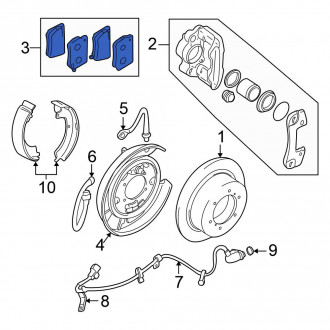 Mitsubishi Montero Sport OEM Brake, Steering, Suspension Parts — CARiD.com