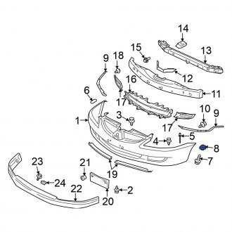 Mitsubishi Galant Headlight Components | Brackets, Adapters — CARiD.com