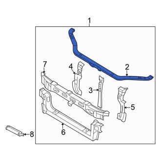 Mitsubishi Lancer Radiator Supports — CARiD.com