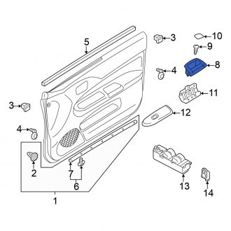 Mitsubishi Lancer Interior Door Panels & Armrests — CARiD.com