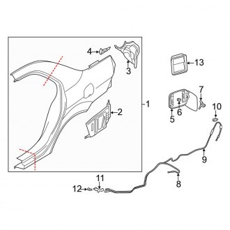 2007 Mitsubishi Lancer Replacement Quarter Panels — CARiD.com