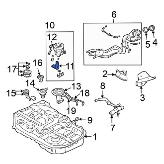 Mitsubishi Lancer OEM Fuel System Parts | Pumps, Lines — CARiD.com