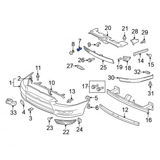 Mitsubishi Outlander Sport OEM Bumpers | Genuine Front & Rear Bumpers ...