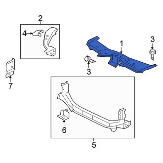 Mitsubishi Lancer Radiator Supports — CARiD.com