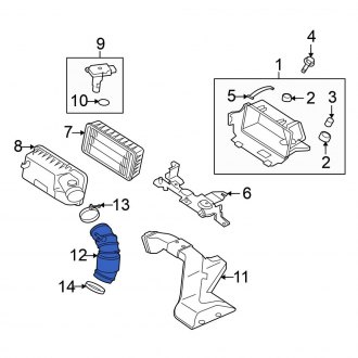 Mitsubishi Outlander Sport OEM Air Intake Parts | Filters, Manifolds ...