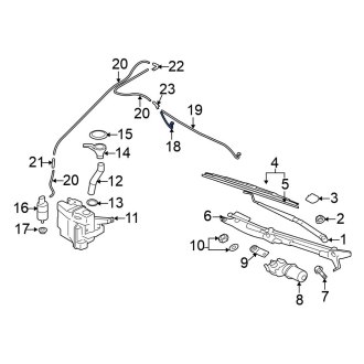 Mitsubishi Lancer Washer Nozzles & Parts — CARID.com