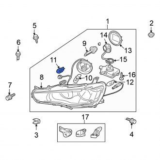 Mitsubishi Montero OEM Lighting | Headlights, Fog & Tail Lights — CARiD.com