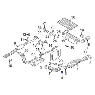 Mitsubishi Outlander Sport OEM Exhaust Parts | Systems, Tips, Pipes ...