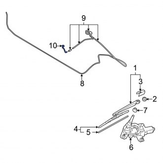 Mitsubishi Lancer Washer Nozzles & Parts — CARID.com