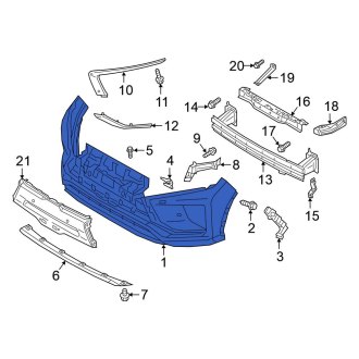 Mitsubishi Eclipse Cross Replacement Front Bumpers & Components — CARiD.com