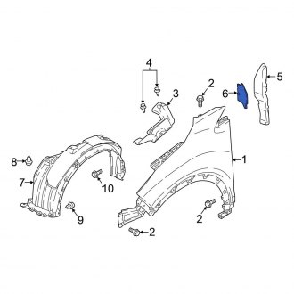 Mitsubishi Eclipse Cross OEM Fenders | Factory Front & Rear Fenders ...