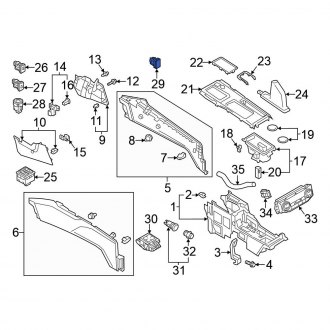 Mitsubishi Eclipse Cross OEM Interior Components — CARiD.com