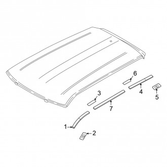 2025 Mitsubishi Eclipse Cross OEM Roofs & Parts | Panels, Drip Rails ...