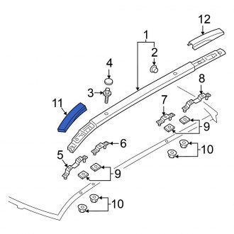 Mitsubishi Eclipse Cross OEM Roofs & Parts | Panels, Drip Rails — CARiD.com