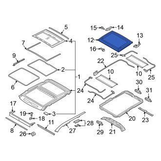 Mitsubishi Eclipse Cross OEM Roofs & Parts | Panels, Drip Rails — CARiD.com