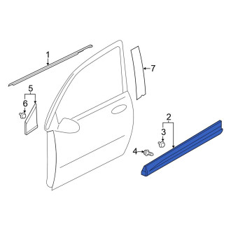 Mitsubishi Eclipse Cross Custom Body Side Moldings – CARiD.com