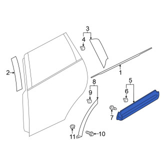 Mitsubishi Eclipse Cross Custom Body Side Moldings – CARiD.com