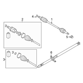 2025 Mitsubishi Eclipse Cross OEM Driveline & Axle Parts | Hubs — CARiD.com