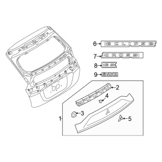 2025 Mitsubishi Eclipse Cross OEM Trunks & Parts | CARiD
