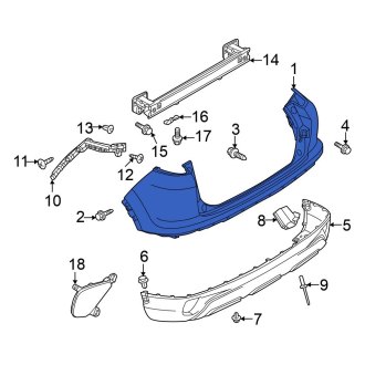 Mitsubishi Eclipse Cross Replacement Front Bumpers & Components — CARiD.com
