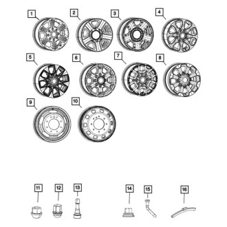 Mopar™ Factory Wheels - CARiD.com
