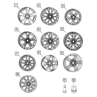 Jeep Grand Cherokee OEM Wheels - Original Steel & Alloy Wheels | CARiD